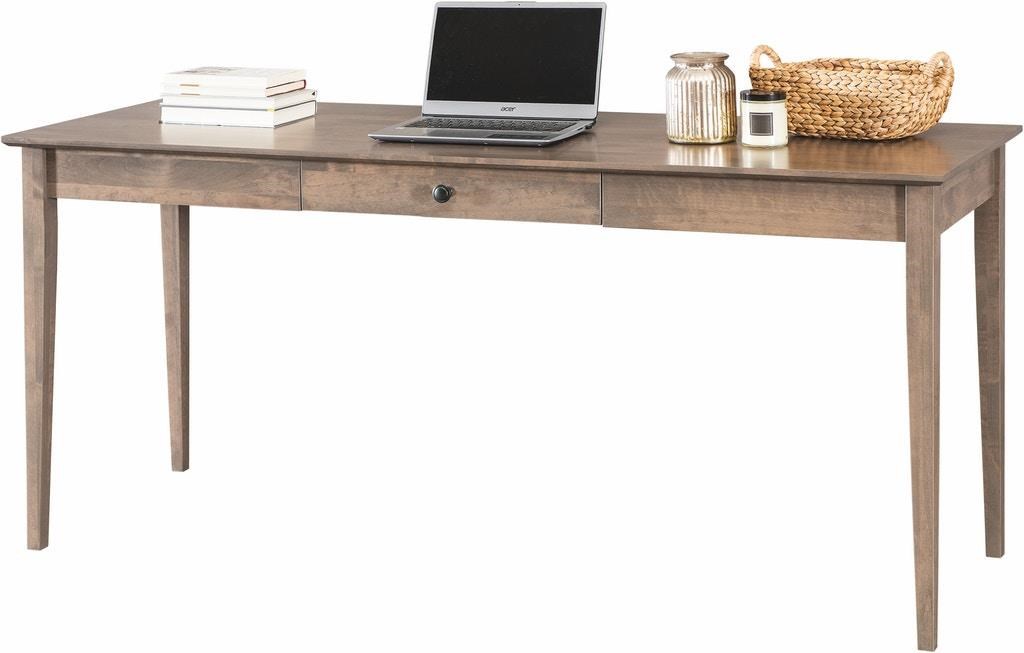 Amish Traditions Modular Home Office Solid Wood Writing Desk Sprintz Furniture Table Desks Writing Desks